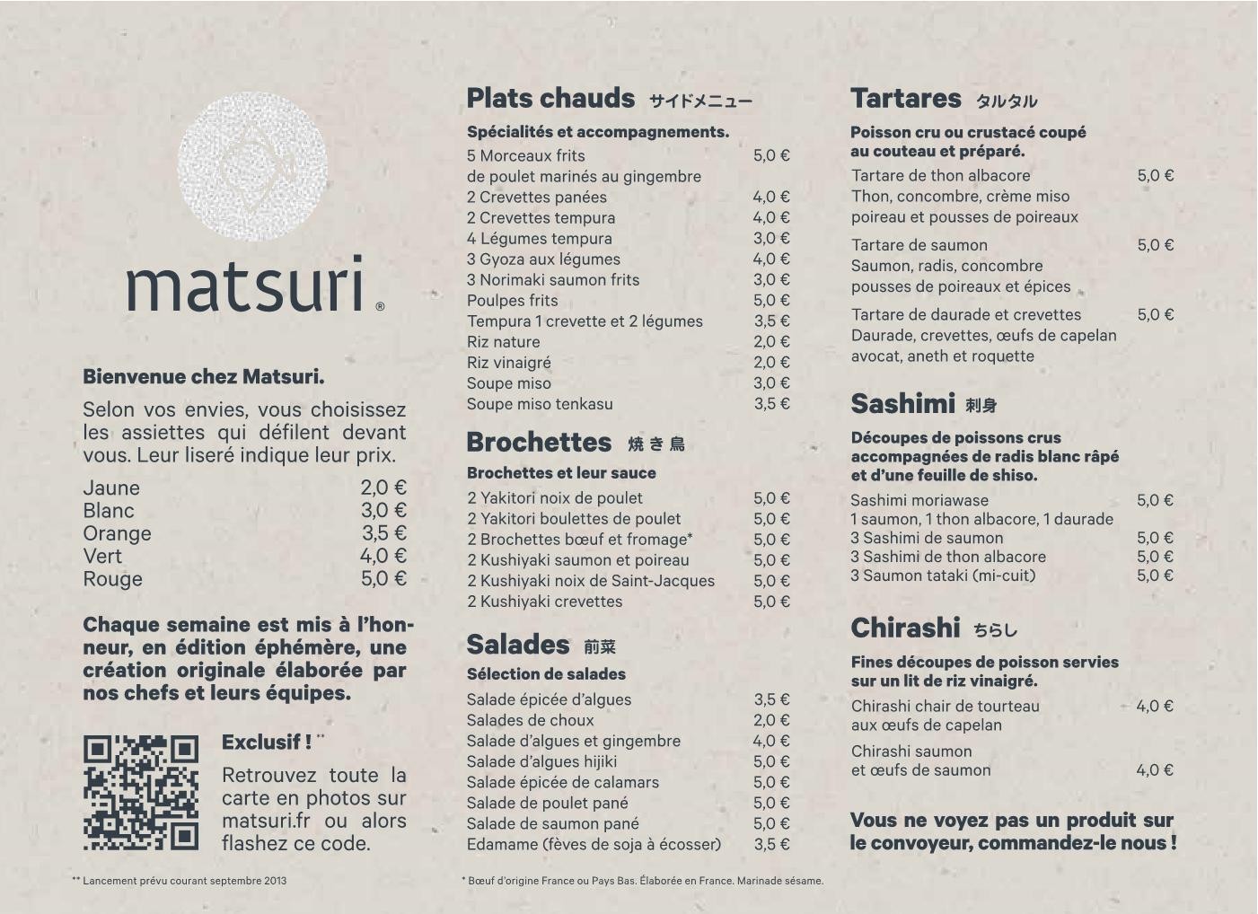 Matsuri Menu - davidpubhtml5 - Page 1 - 4 | Flip PDF Online | PubHTML5