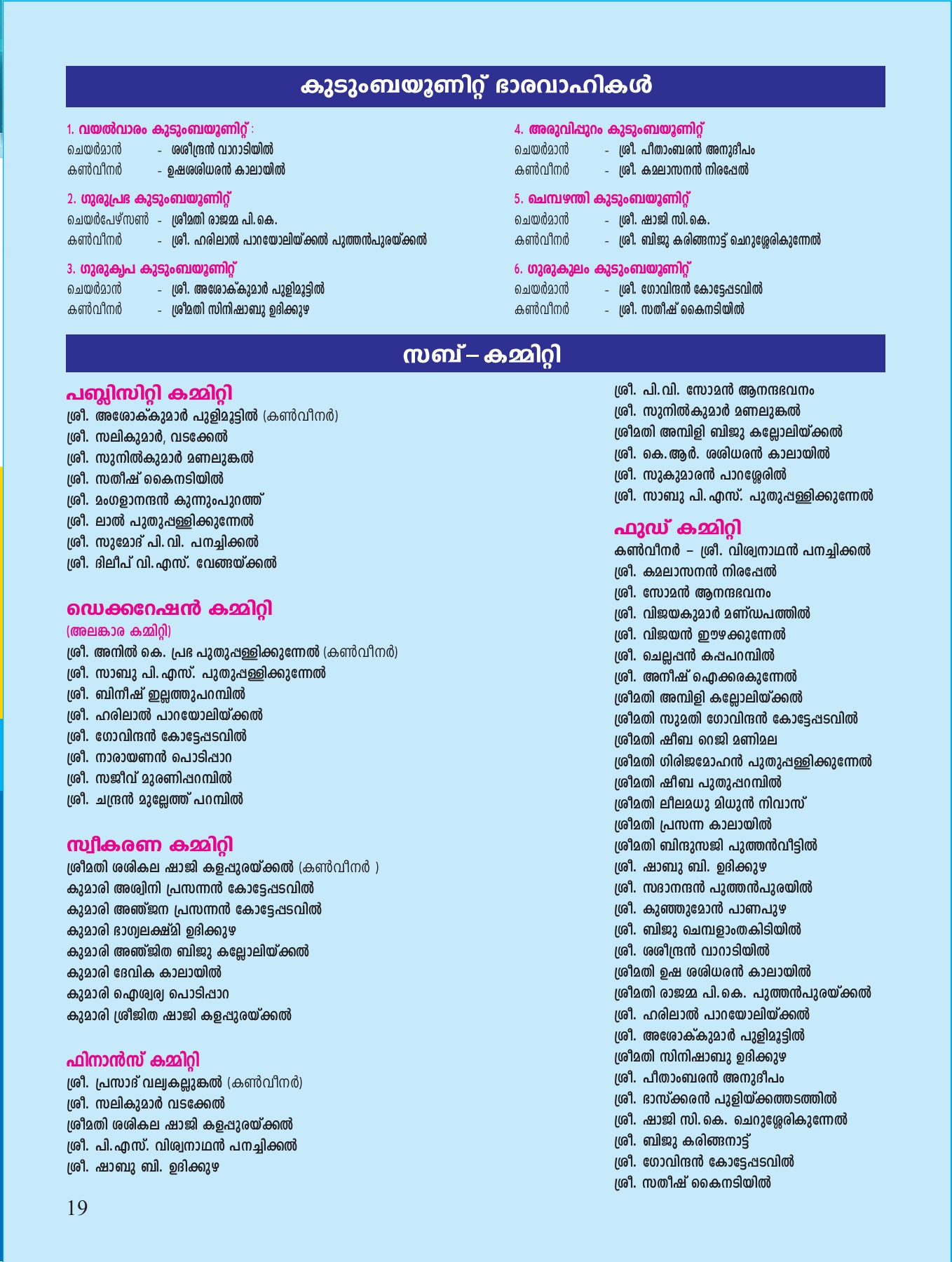 SNDP Vazhoor Notice - sajimonjosephcherusseri - Page 19 | Flip PDF ...