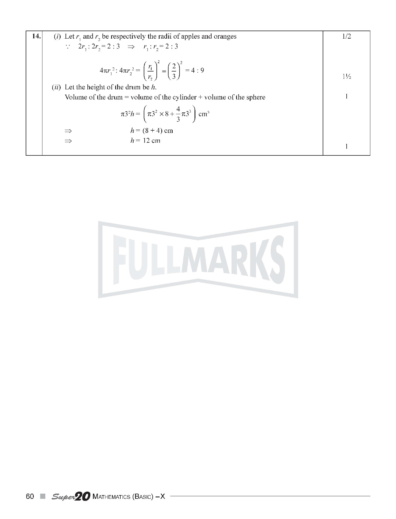 Mathematics (Basic) Super20 Term 2 Class 10 - Full Marks Pvt Ltd - Page 61 | Flip PDF Online ...