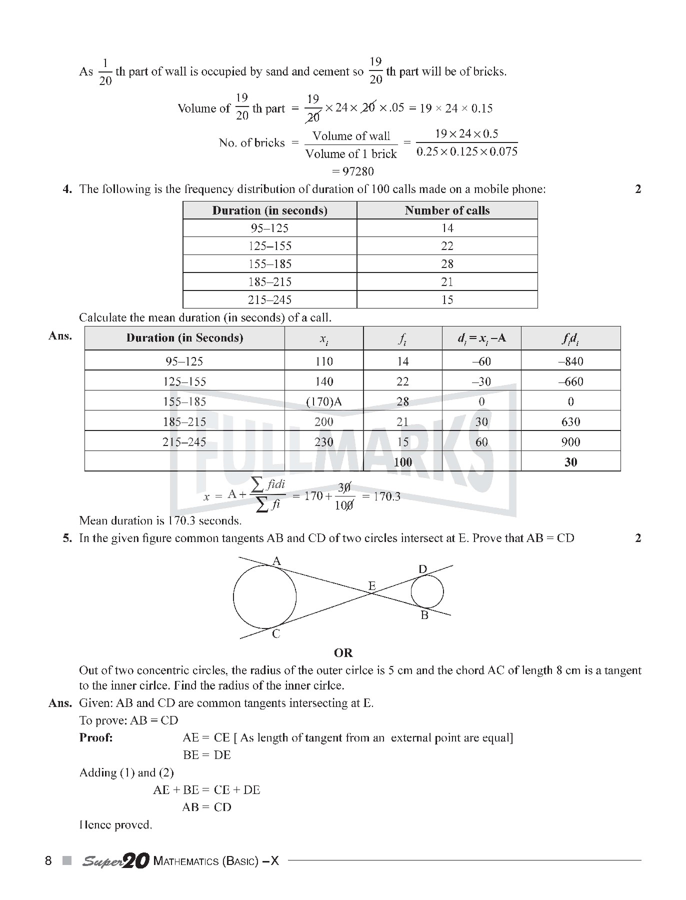 Mathematics (Basic) Super20 Term 2 Class 10 - Full Marks Pvt Ltd - Page 9 | Flip PDF Online ...