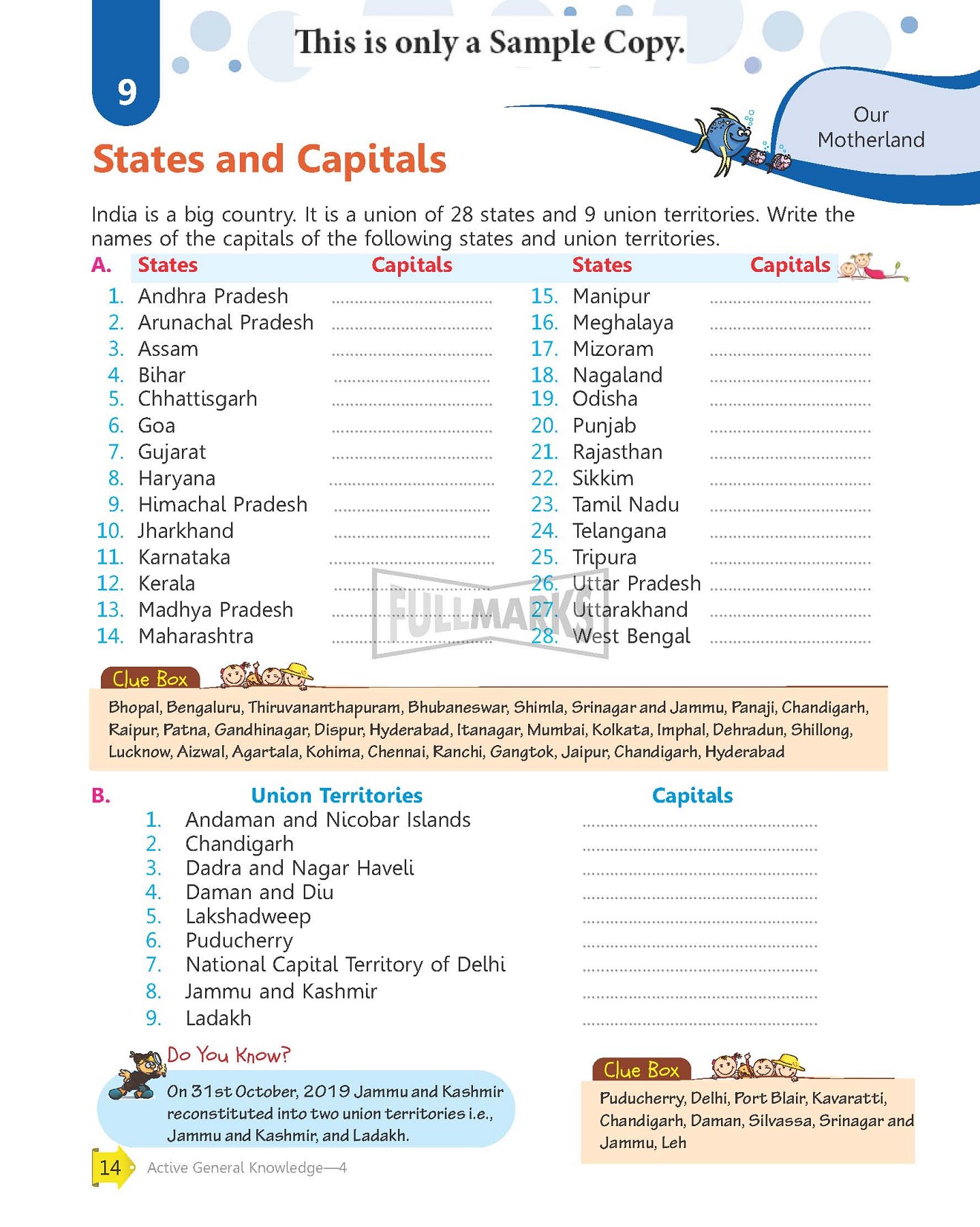 Active General Knowledge Class 4 - Full Marks Pvt Ltd - Page 14 | Flip ...