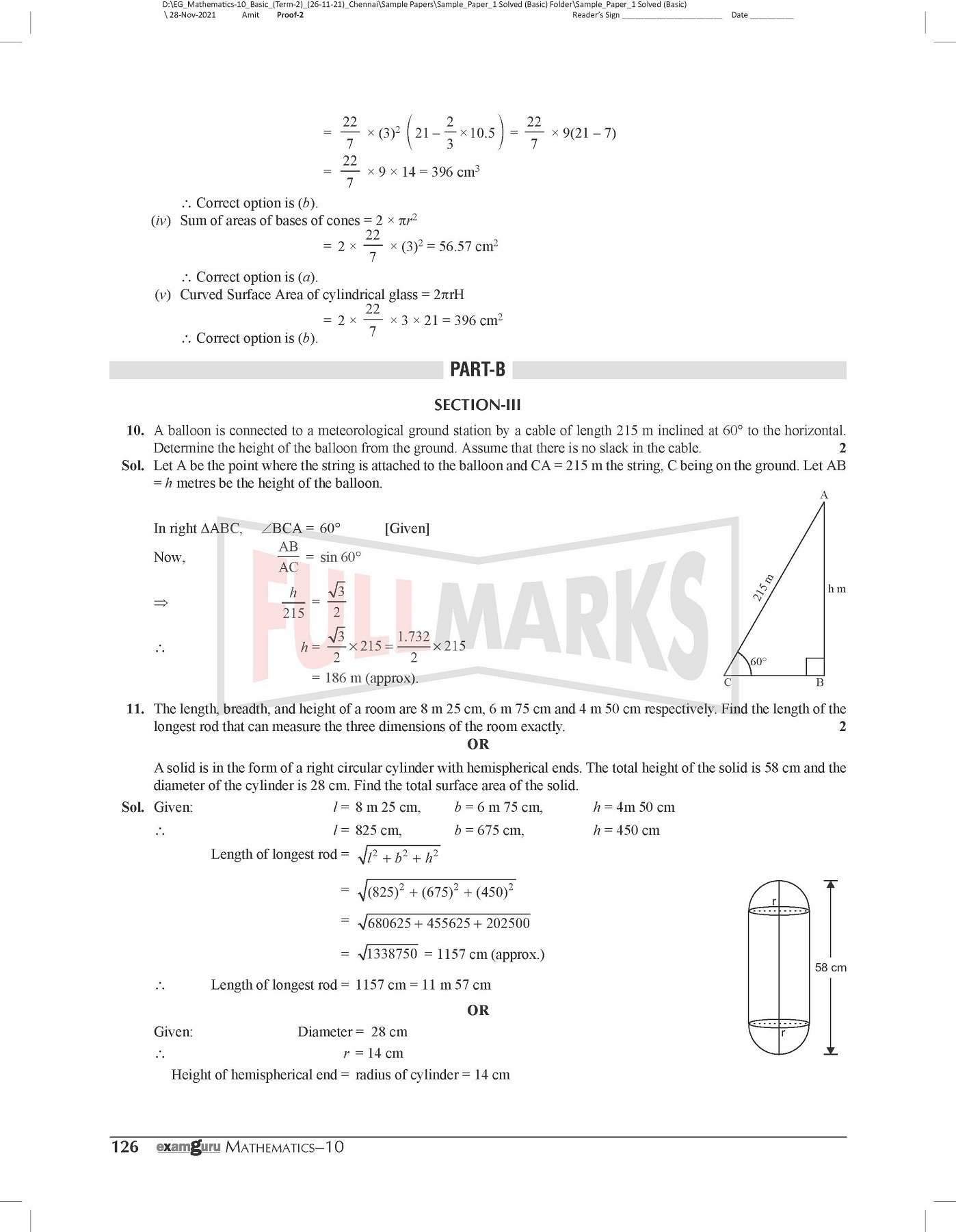 EG Math Basic Term 2 Class 10 - Full Marks Pvt Ltd - Page 127 | Flip PDF Online | PubHTML5
