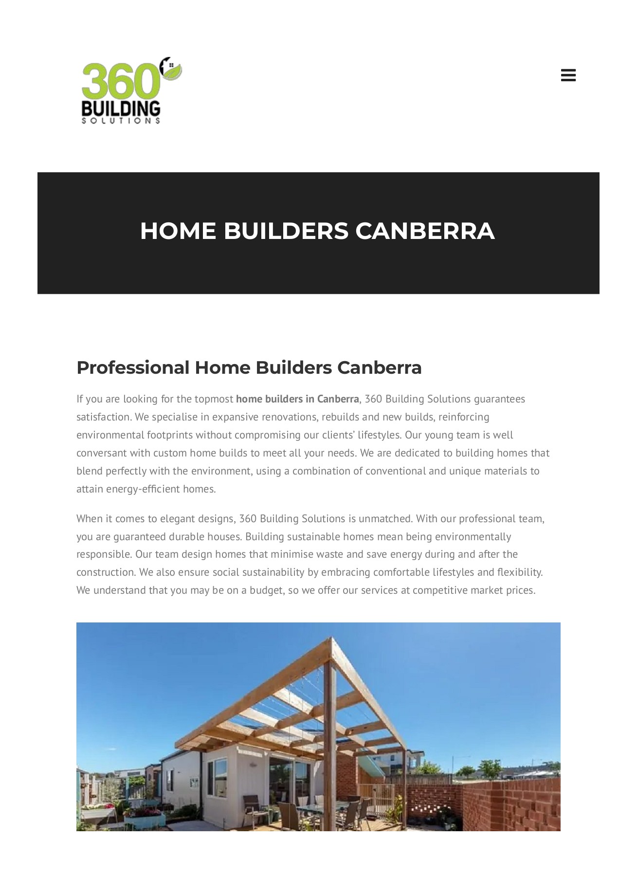 Home Builders Canberra - 360 Building Solutions - Page 1 - 7 | Flip PDF ...