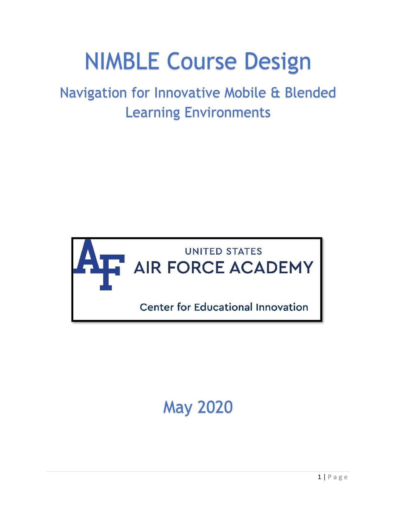 Nimble Course Design - kim.hosler - Page 1 - 9 | Flip PDF Online | PubHTML5