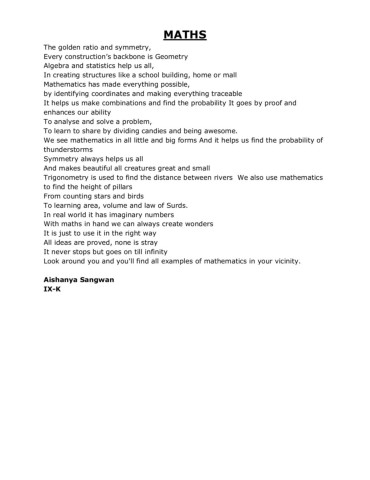 MATHS MAGAZINE ARTICLE - SHINJINI HARISUKH 11I - Page 1 - 19 | Flip PDF ...