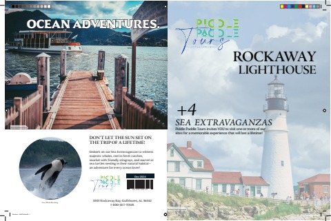 Piddle Paddle Tours Half-Fold Brochure