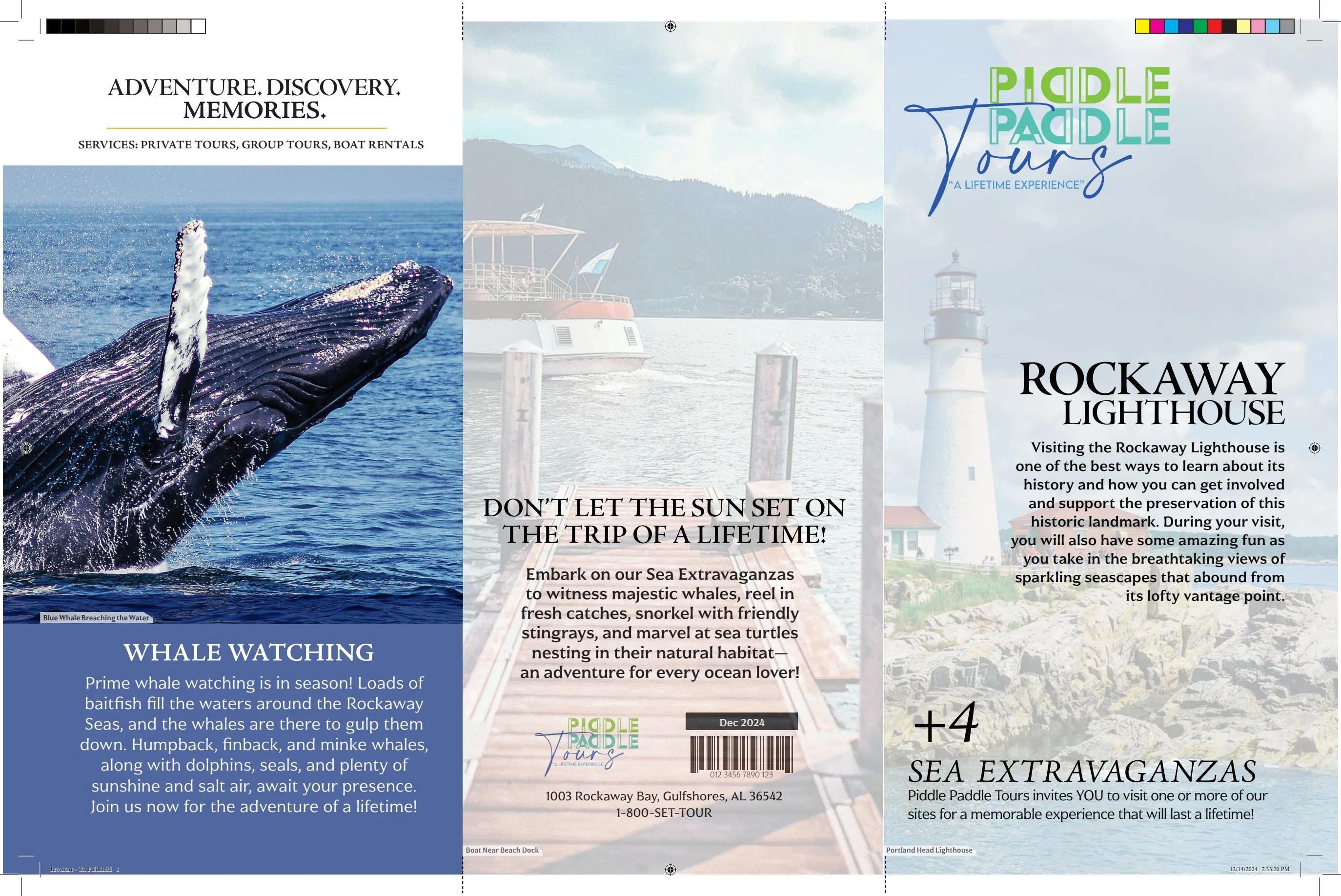 Piddle Paddle Tours Tri-Fold Brochure - Dominique - Page 1 - 2 | Flip ...
