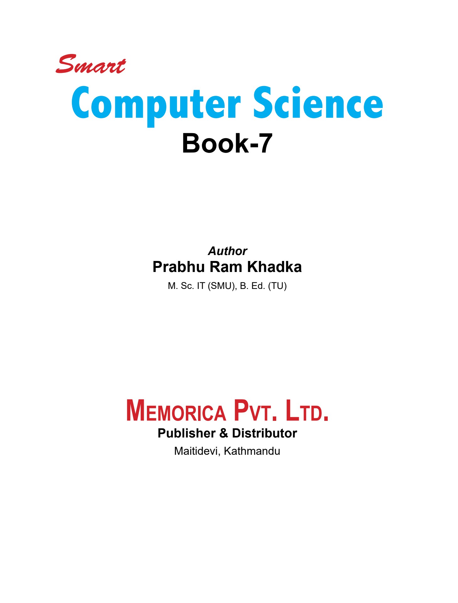 Smart Computer Science Book-7 - Memorica Graphics - Page 3 | Flip PDF ...