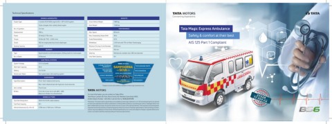 Tata Magic Express Type-B Ambulance - On Road-Price, Features ...