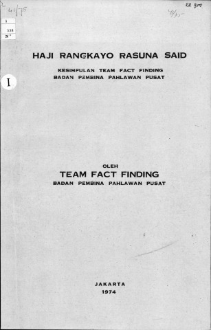 haji Rangkayo Rasuna Said - sabarnuddin281 - Halaman 1 - 26 | PDF ...