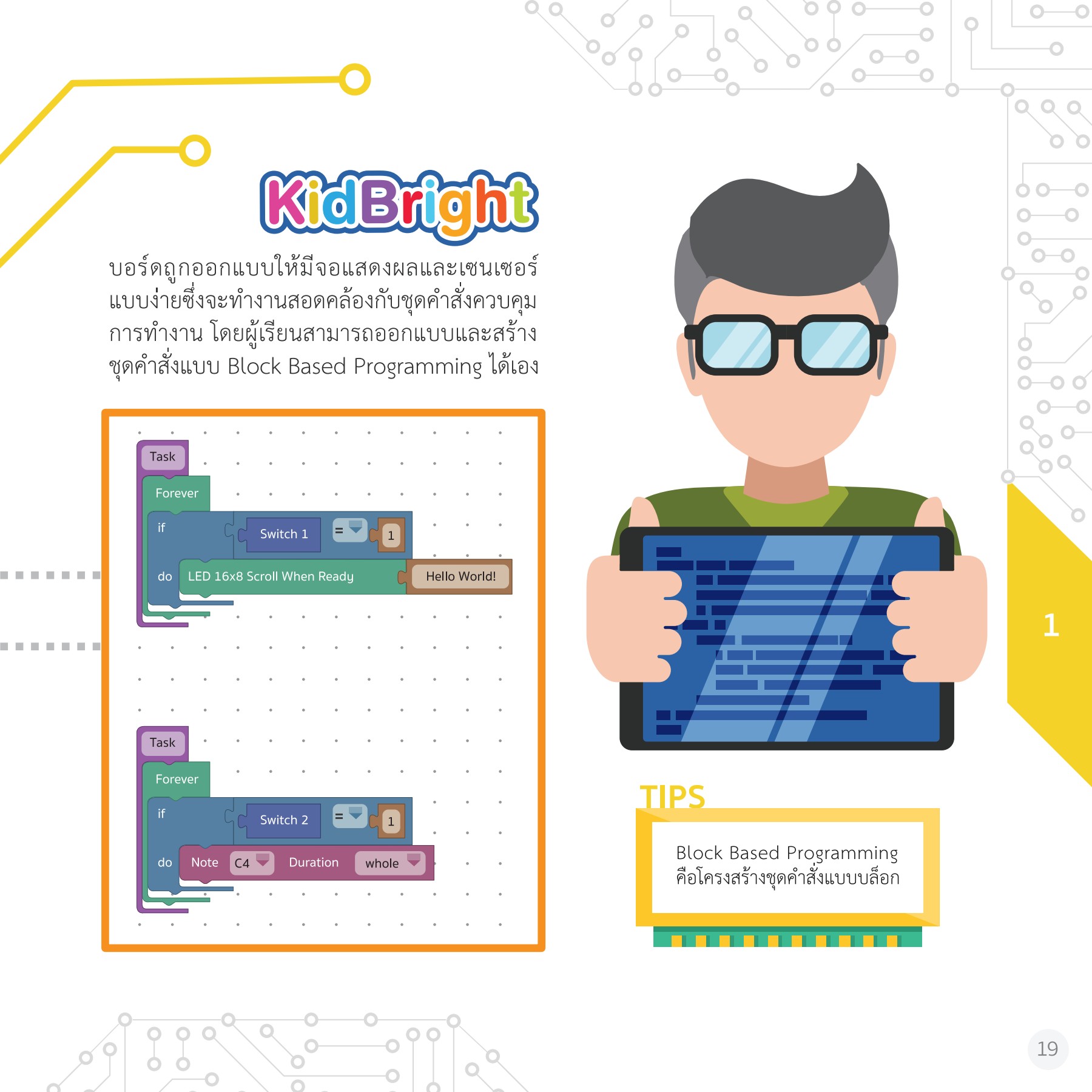 สนุก Kids สนุก Code กับ KidBright (สำหรับคุณครู) - แชร์งานครู Teachers Sharing - หน้าหนังสือ 28 ...