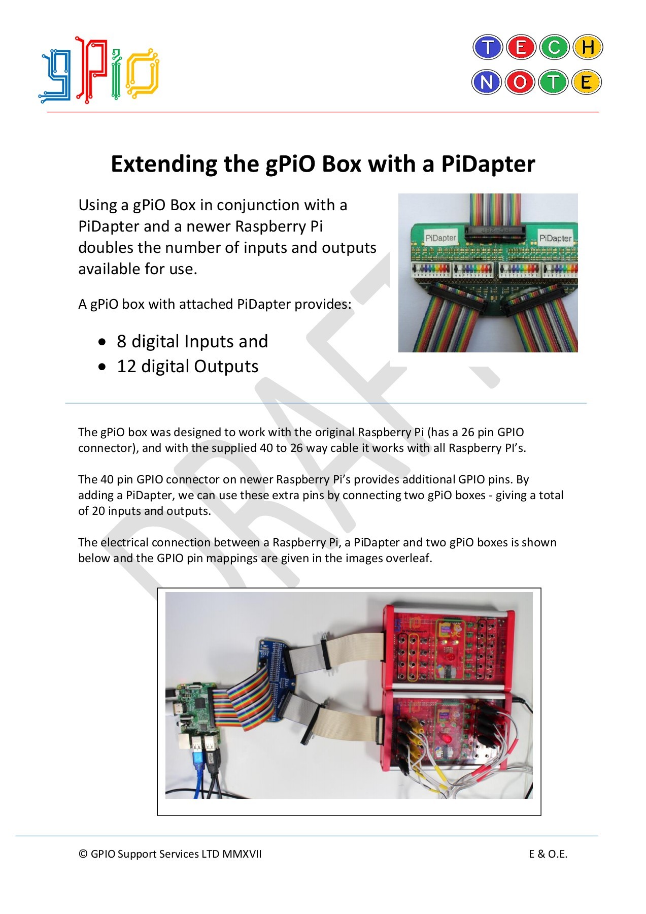 Extending the gPiO Box with a PiDapter - gPiO Box - Page 1 - 2 | Flip PDF Online | PubHTML5