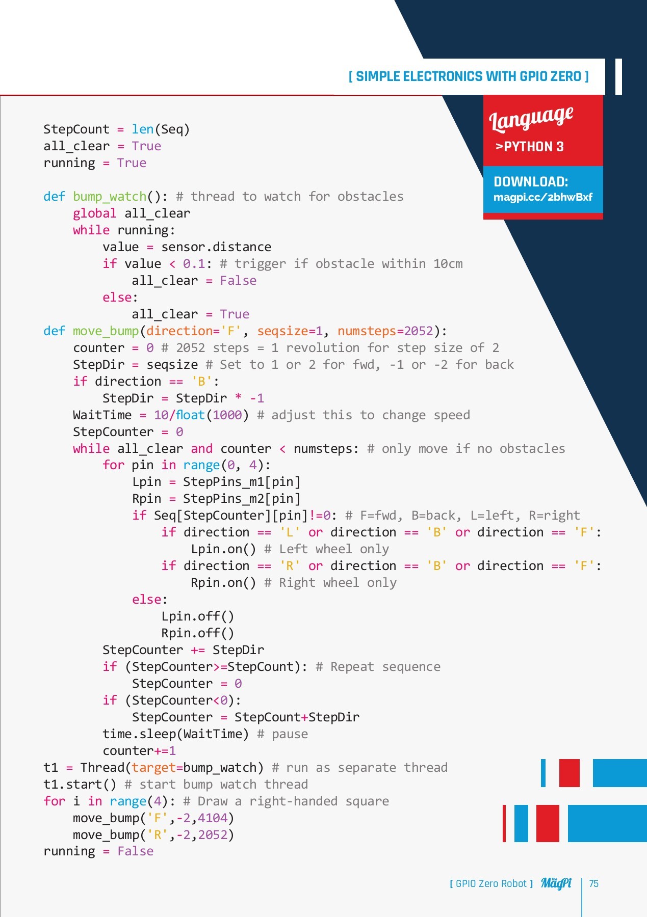 Essentials_GPIOZero_v1 - gPiO Box - Page 75 | Flip PDF Online | PubHTML5