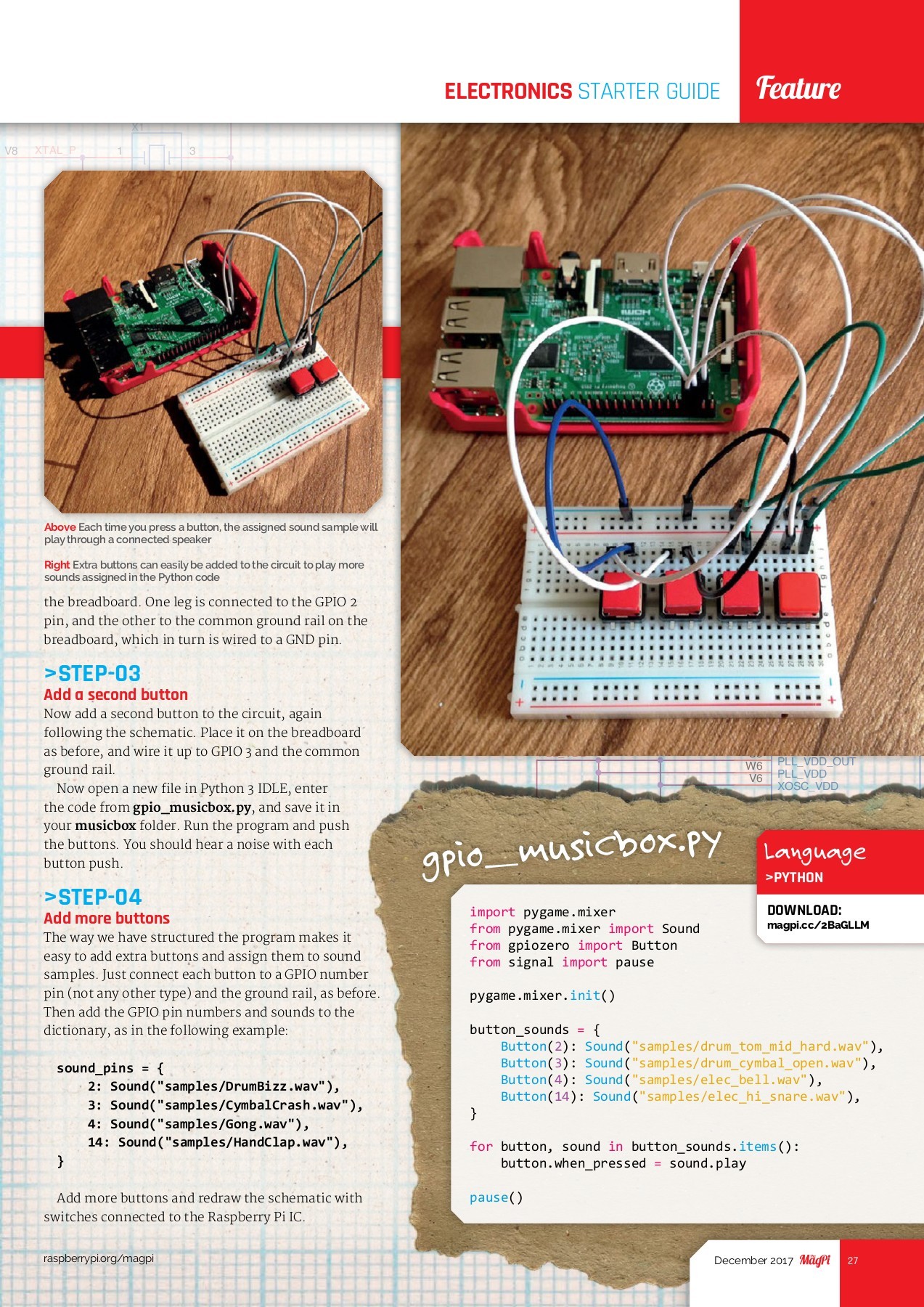 MagPi64 - gPiO Box - Page 27 | Flip PDF Online | PubHTML5