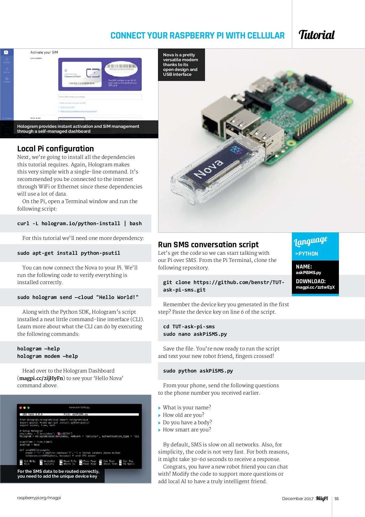MagPi64 - gPiO Box - Page 55 | Flip PDF Online | PubHTML5
