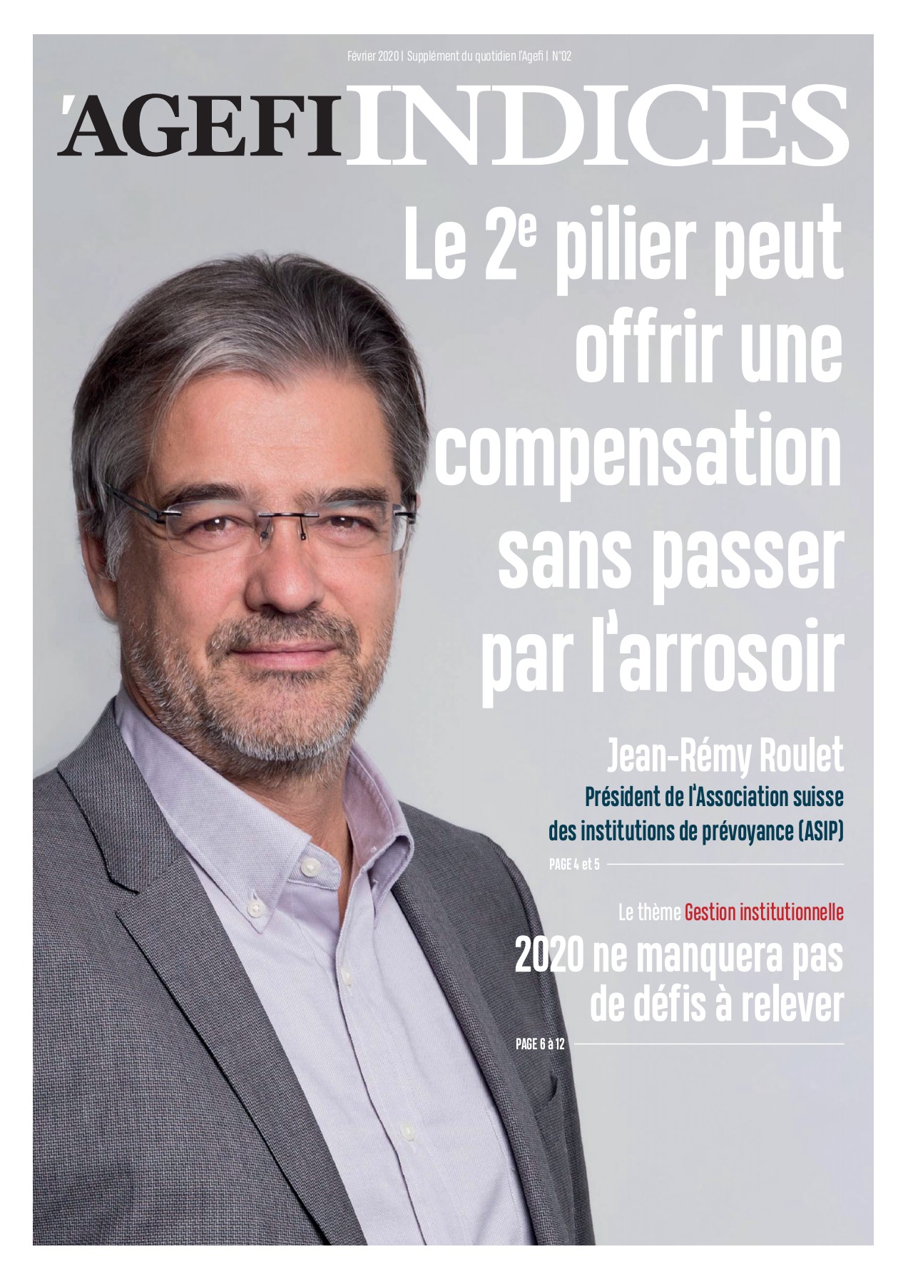 N° 2 2020 Agefi-Indices - Gestion Institutionnelle I / Prévoyance ...