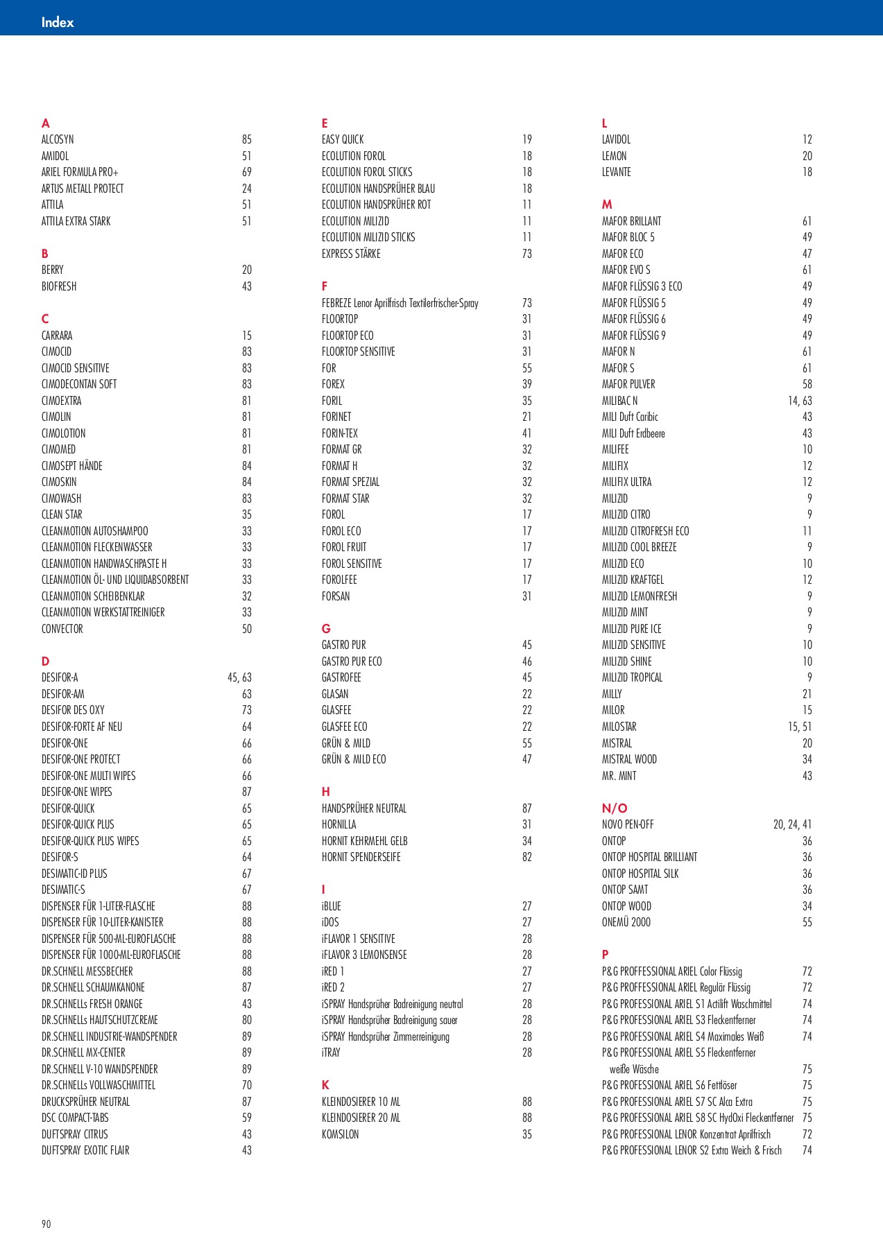 Produktkatalog Dr Schnell - info - Seite 90 | Daumenkino PDF Online | PubHTML5