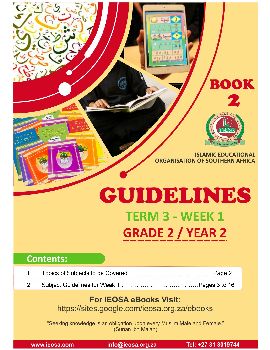 Guidelines Grade 2 / Year 2 - Book 2 - Term 3 - Week 1