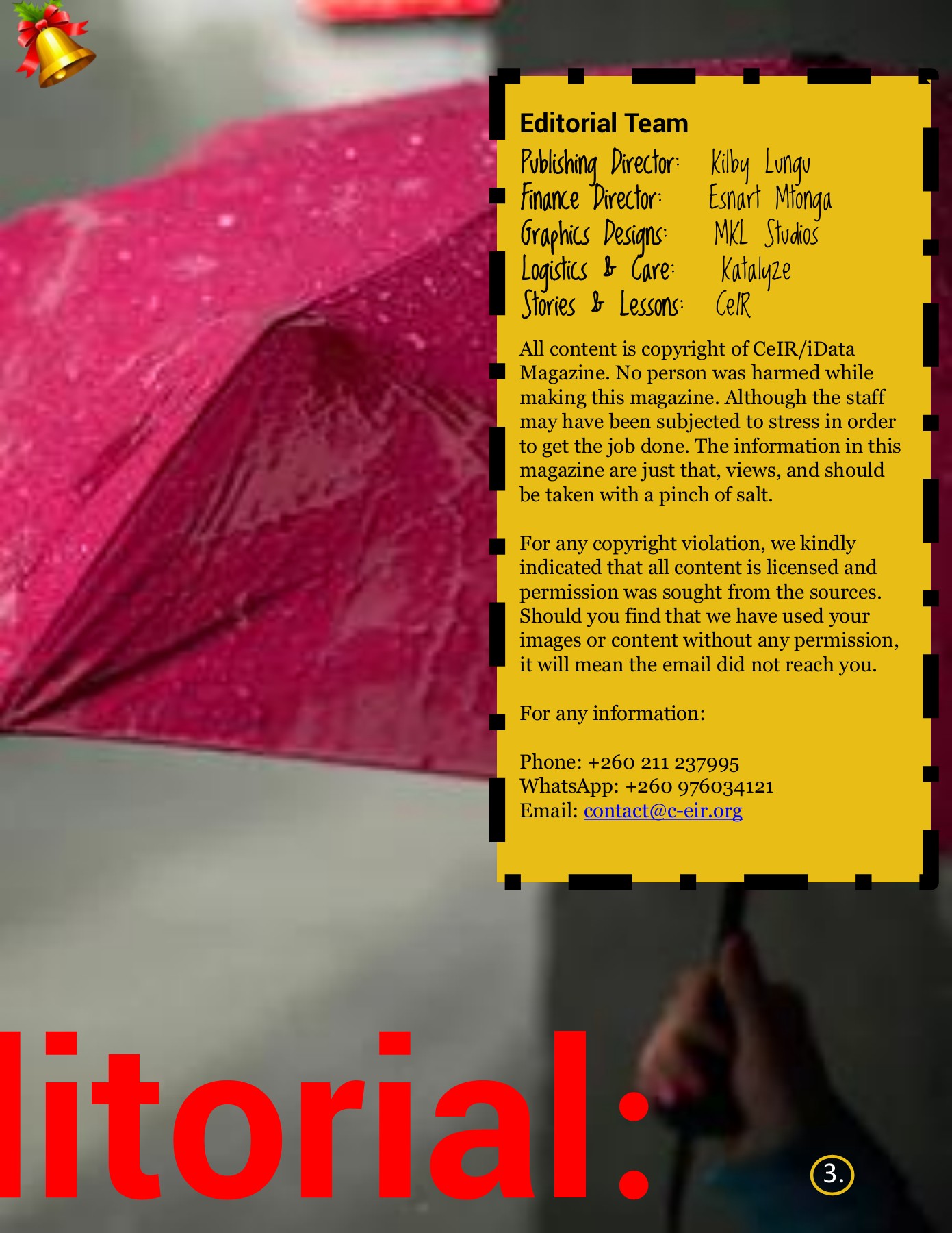 IDATA MAGAZINE - ISSUE1 - ceir.zm - Page 6 | Flip PDF Online | PubHTML5