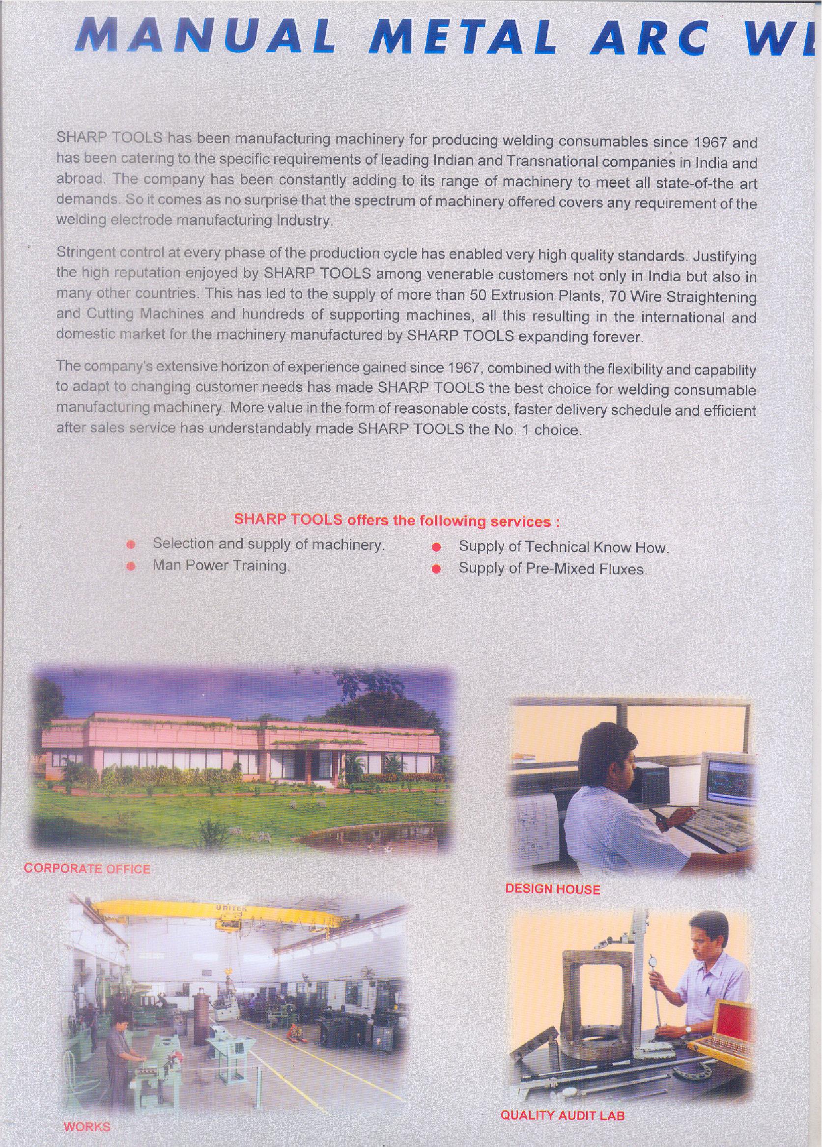 SHARP METAL ARC WELDING ELECTRODE MANUFACTURING MACHINERY - senthil ...