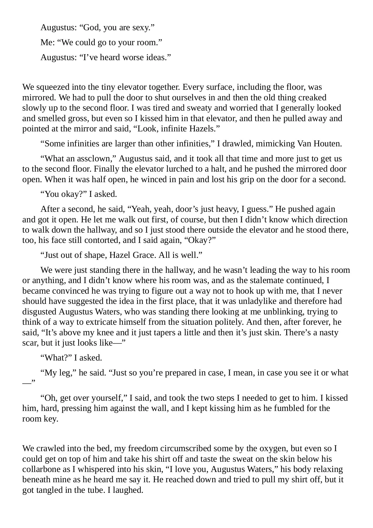 The Fault In Our Stars - m-9224900 - Page 110 | Flip PDF Online | PubHTML5