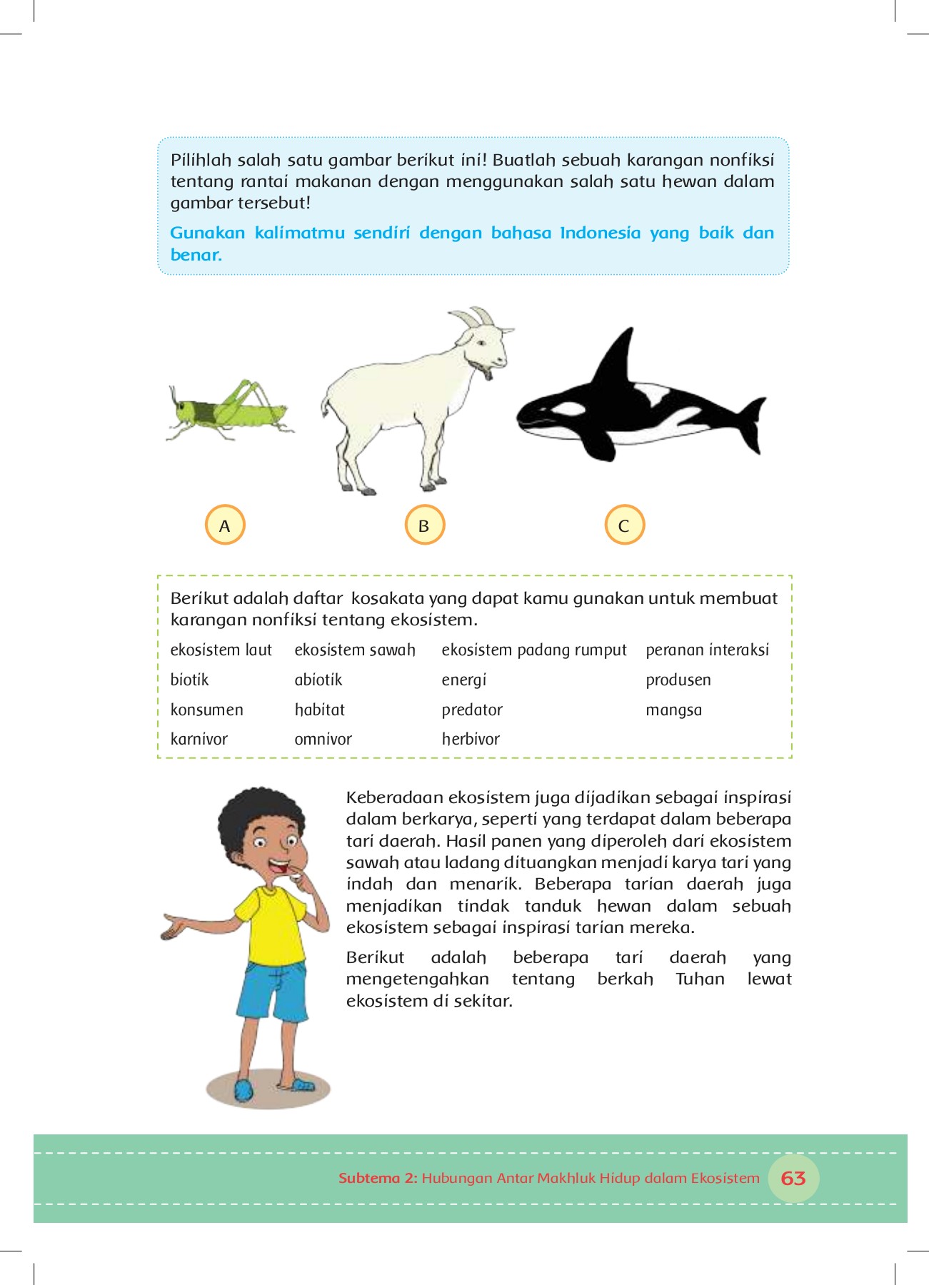 BS 5 Tema 5 - Ekosistem - cikgunoli - Halaman 69 | PDF Online | PubHTML5