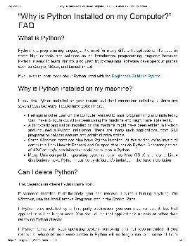 “Why is Python Installed on my Computer_” FAQ — Python 3.5faq