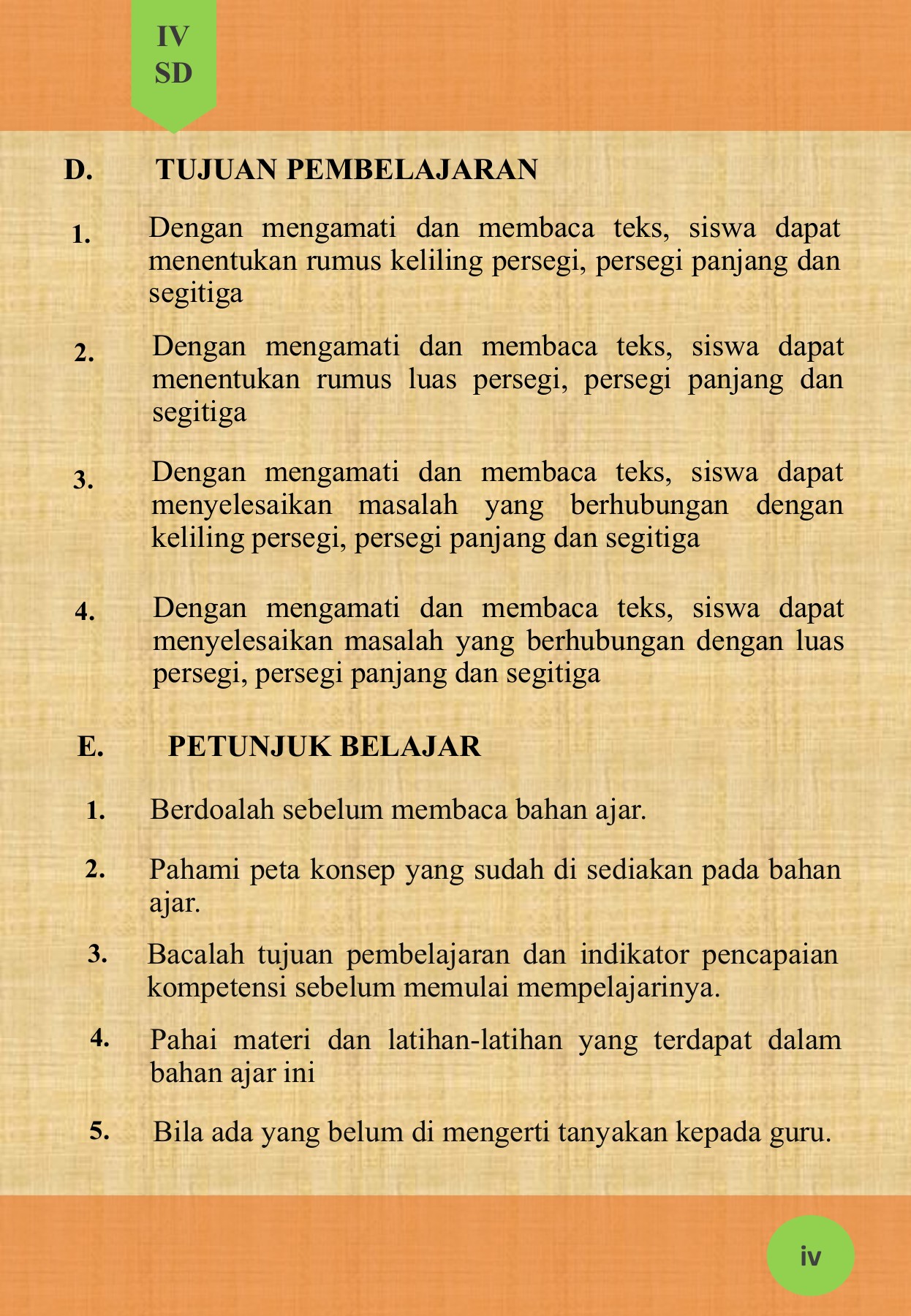 BAHAN AJAR ELEKTRONIK KELAS IV SD - Desti Listiani - Page 5 | Flip PDF ...