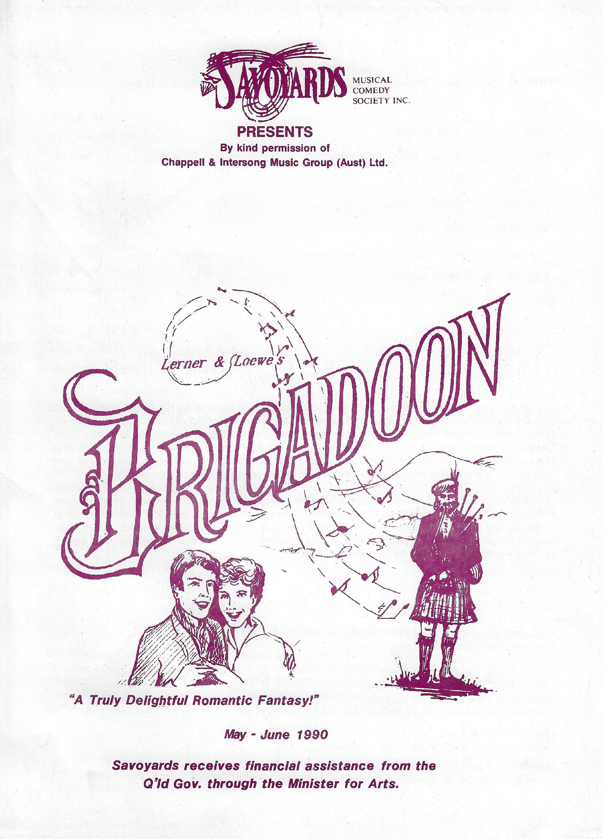 1990-01-Brigadoon-Programme - sharynhallgraphicdesign - Page 1 - 4 | Flip PDF Online | PubHTML5