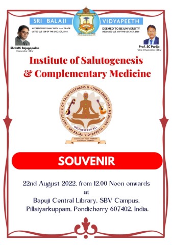 Commemorative Souvenir for Inauguration of the ISCM of SBV 2022 - Daya ...