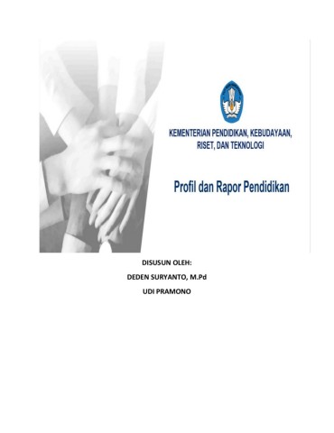 Modul Profil dan Rapor Pendidikan - ris tina - Page 1 - 27 | Flip PDF Online | PubHTML5