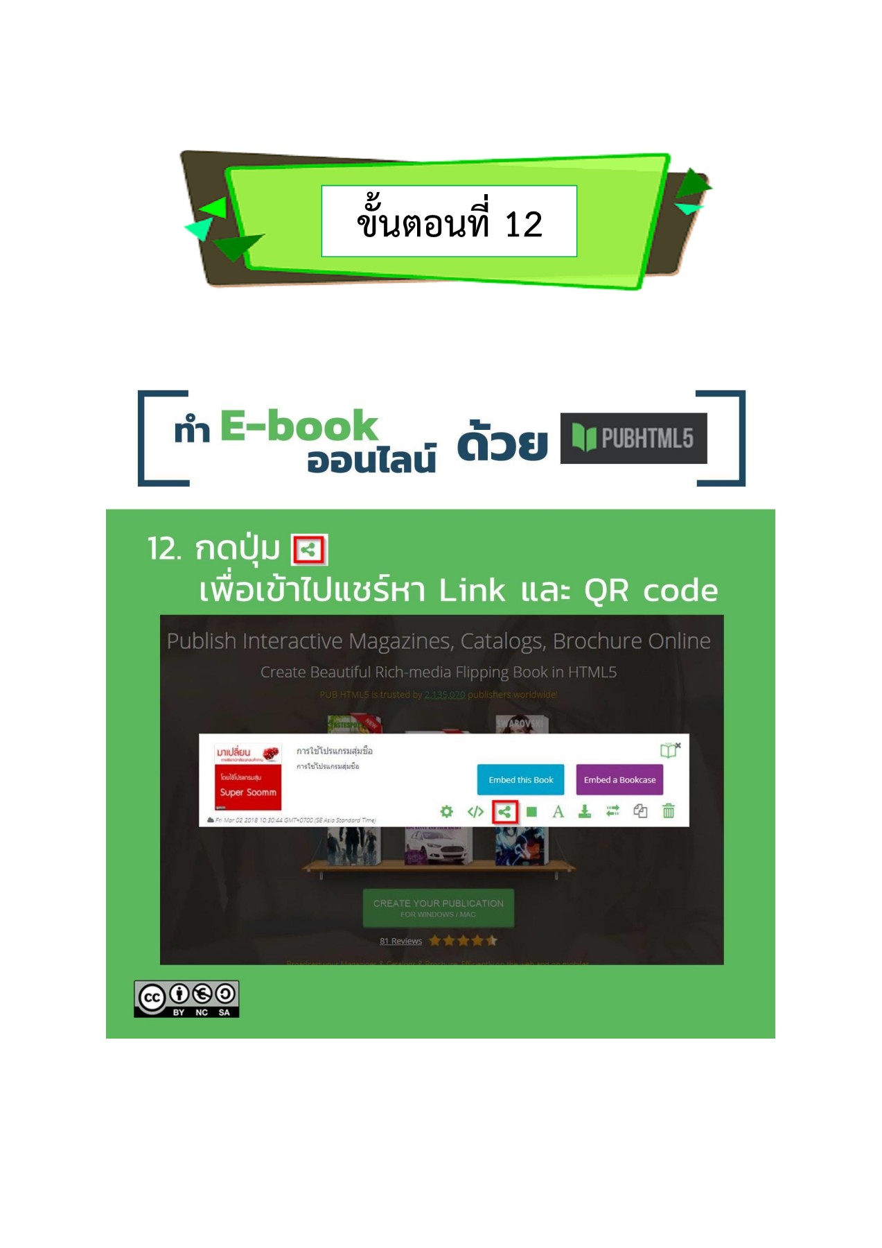 คู่มือการทำ E-Book ด้วย PUBHTML5 - pannapa taya - หน้าหนังสือ 14 | พลิก PDF ออนไลน์ | PubHTML5