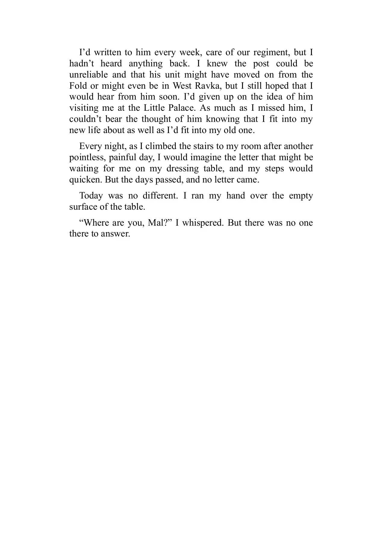 Shadow and Bone by Leigh Bardugo - Monica Diva Julia Puteri - Page 119 ...
