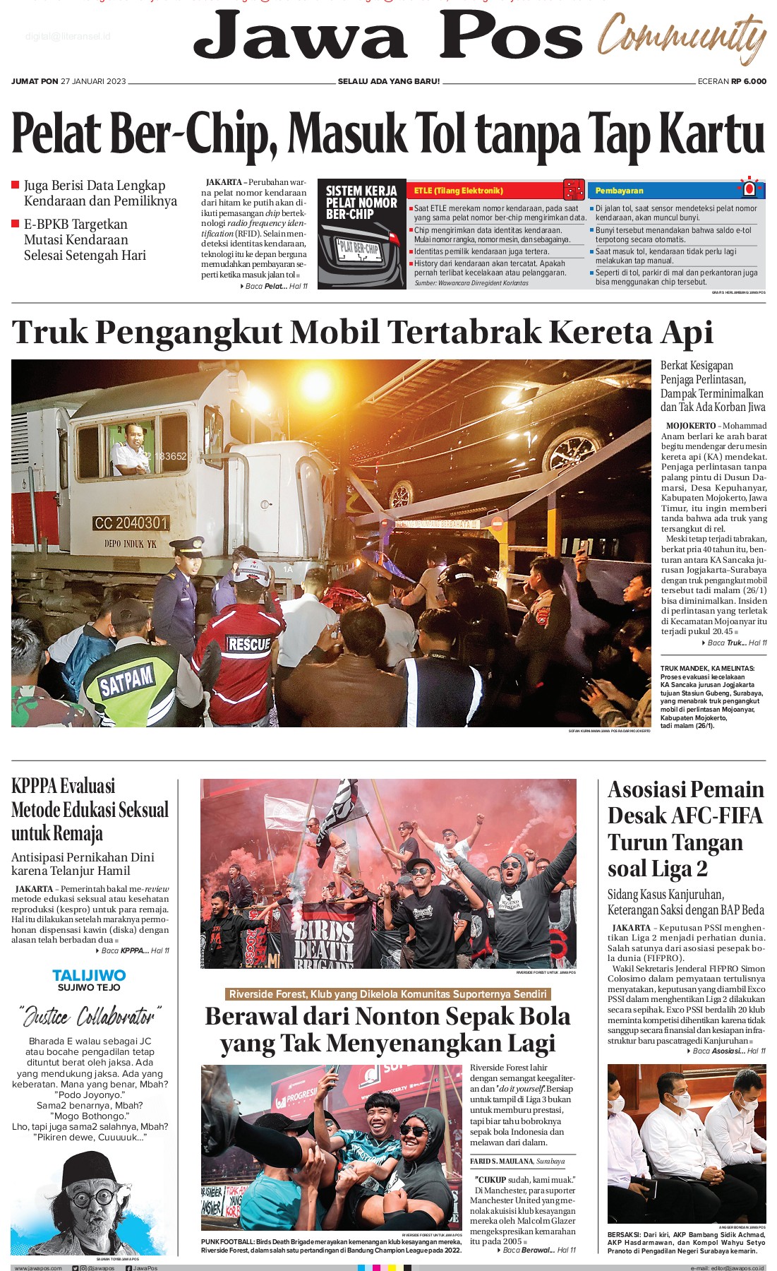 Jawa Pos 27 Januari 2023 - Digital Library - Halaman 1 - 20 | PDF Online | PubHTML5