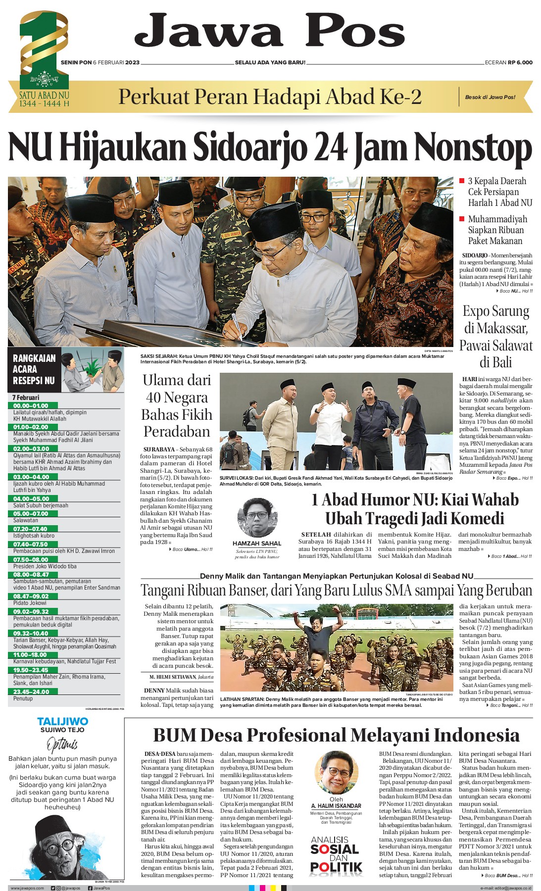 Jawa Pos 6 Februari 2023 - Digital Library - Halaman 1 - 20 | PDF Online | PubHTML5