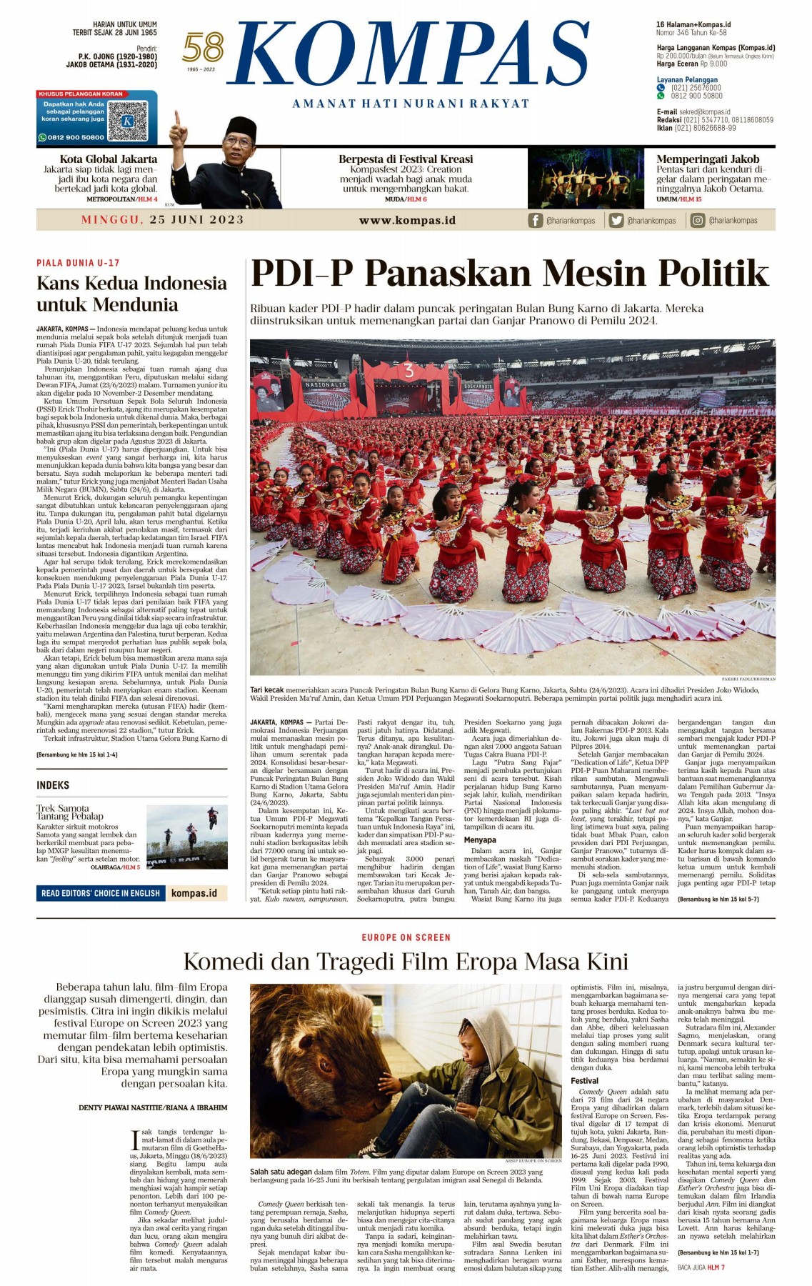 Kompas 25 Juni 2023 - Digital Library - Page 1 - 20 | Flip PDF Online | PubHTML5
