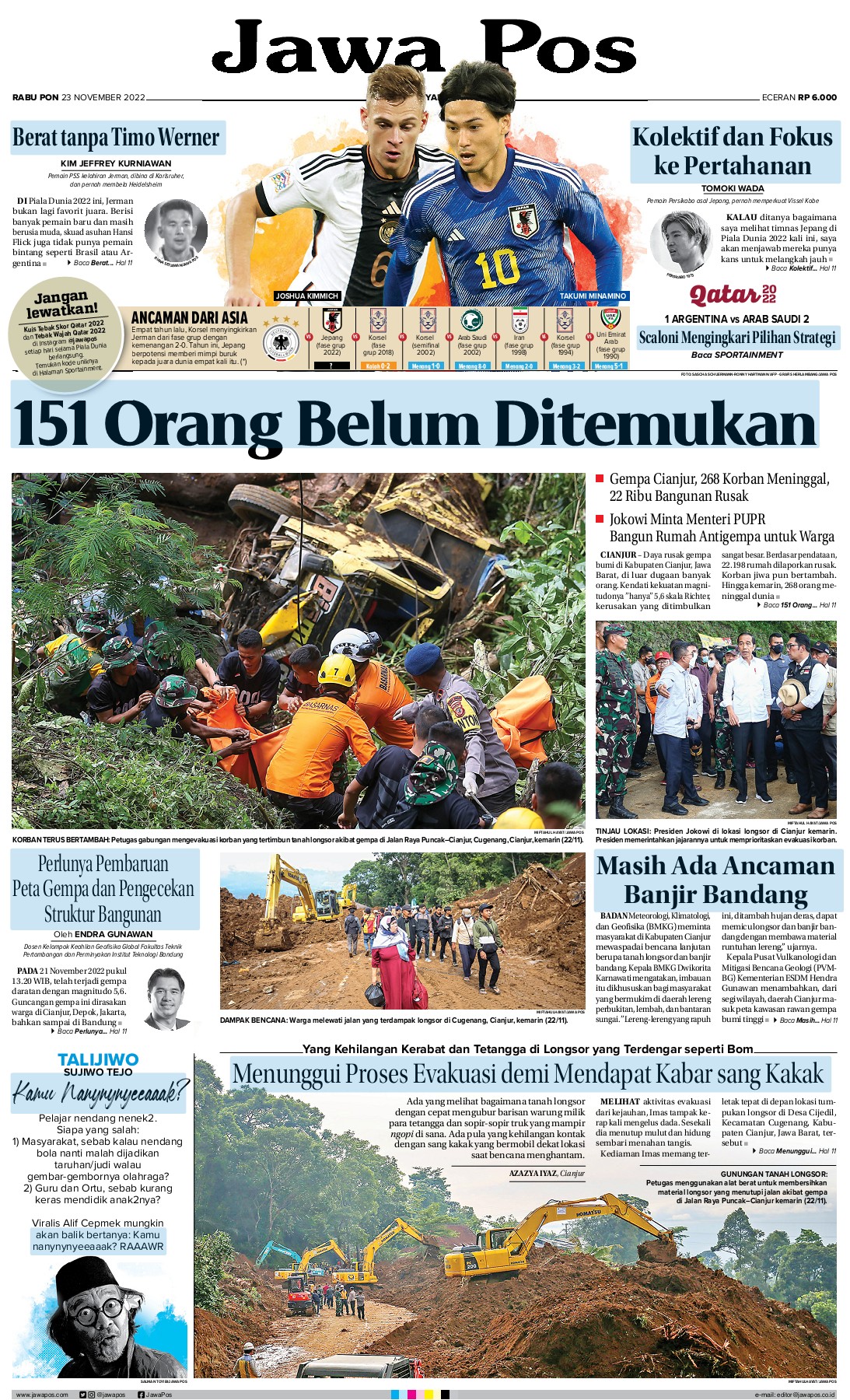 Jawa Pos 23 November 2022 - Digital Library - Halaman 1 - 20 | PDF ...