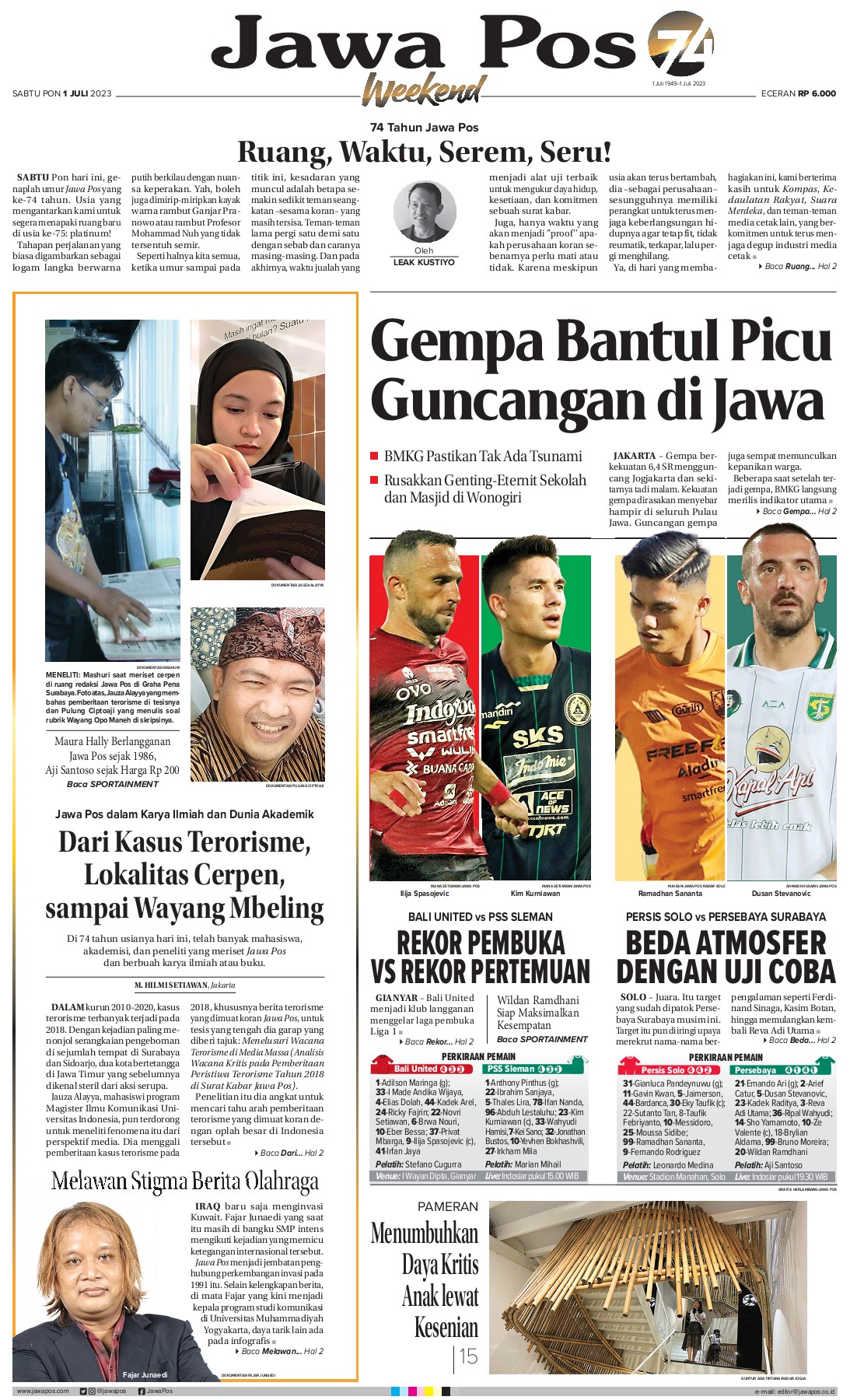 Jawa Pos 1 Juli 2023 - Digital Library - Page 1 - 20 | Flip PDF Online | PubHTML5