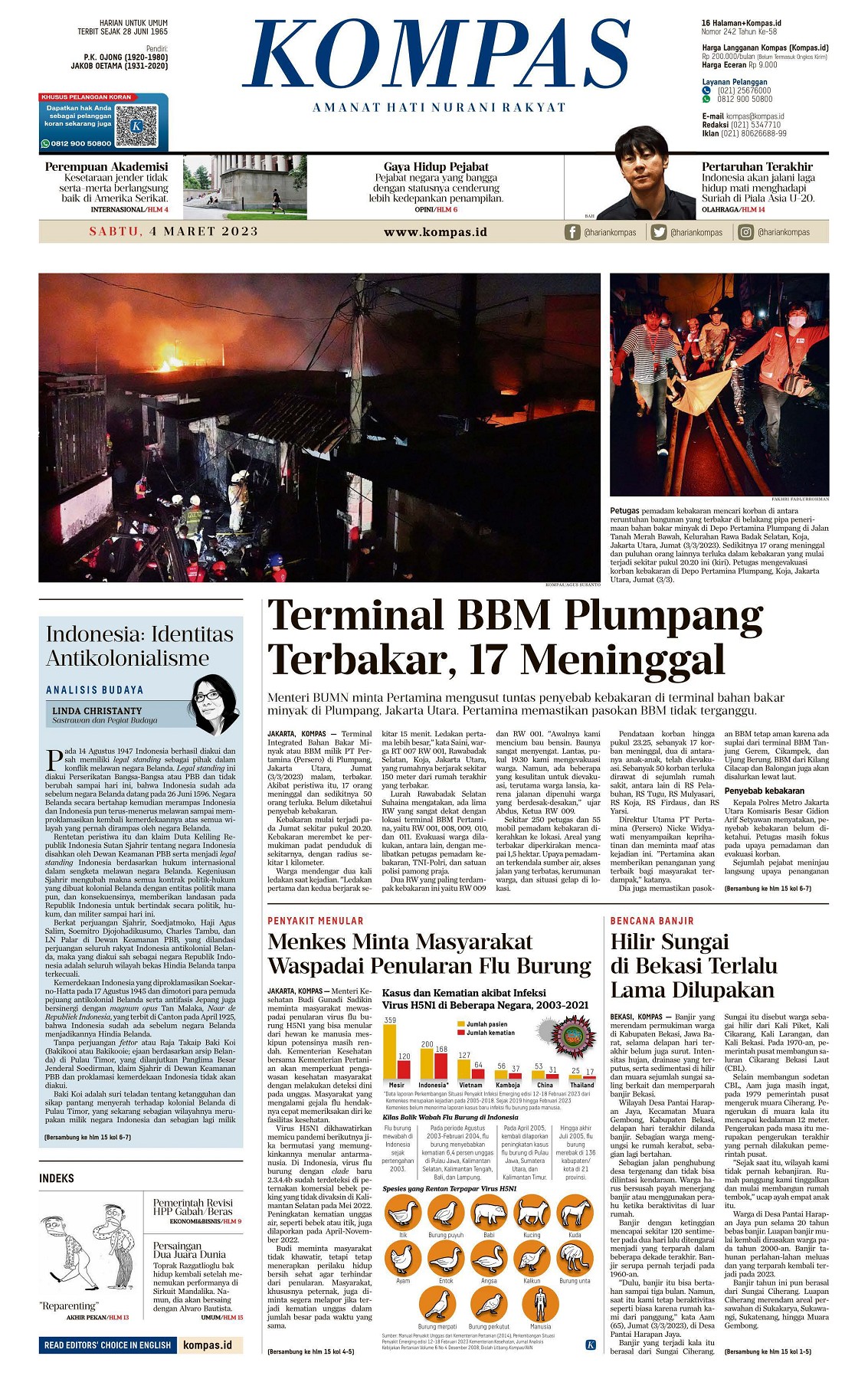 Kompas 4 Maret 2023 - Digital Library - Page 1 - 20 | Flip PDF Online | PubHTML5