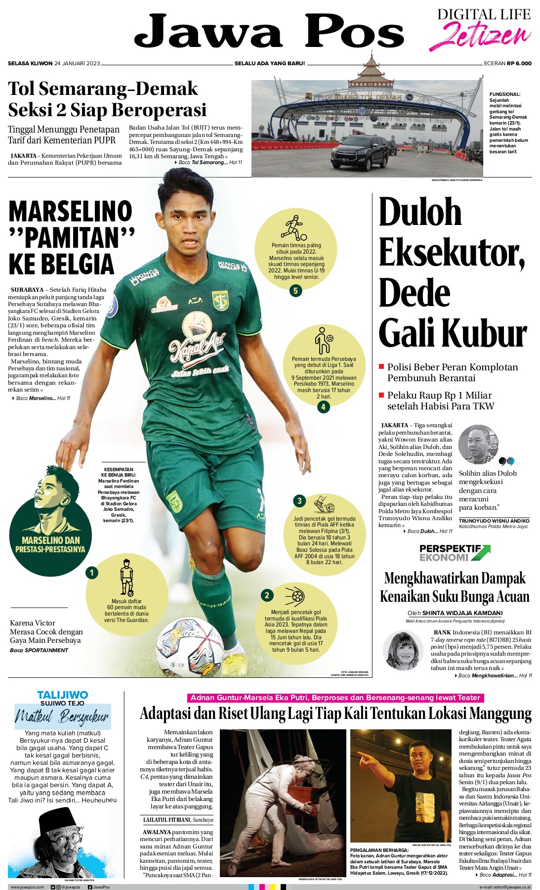 Jawa Pos 24 Januari 2023 - Digital Library - Halaman 1 - 20 | PDF Online | PubHTML5