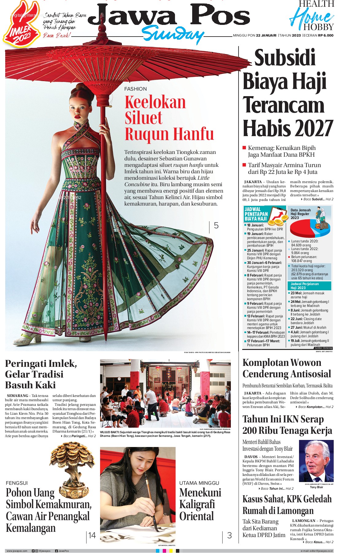 Jawa Pos 22 Januari 2023 - Digital Library - Halaman 1 - 20 | PDF Online | PubHTML5