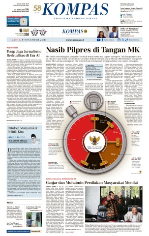 Kompas 9 November 2023