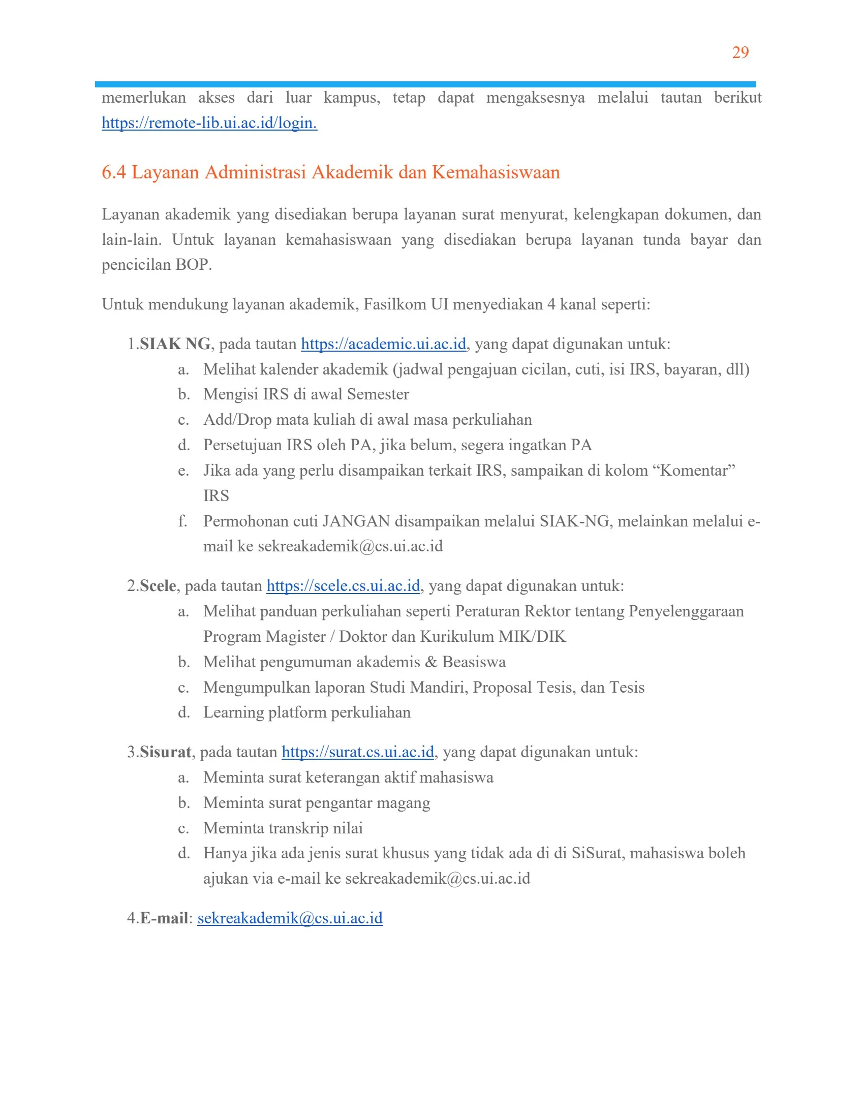 Buku Panduan Program Studi Magister Ilmu Komputer Universitas Indonesia-2022 Kurikulum 2020 ...