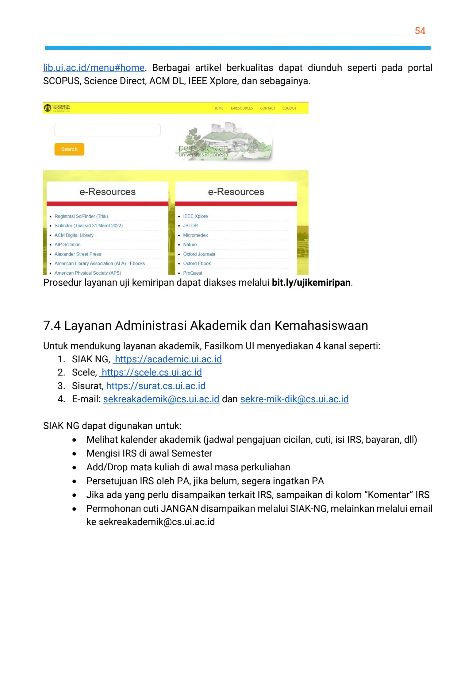 Buku Panduan Program Studi Doktor Ilmu Komputer Universitas Indonesia ...