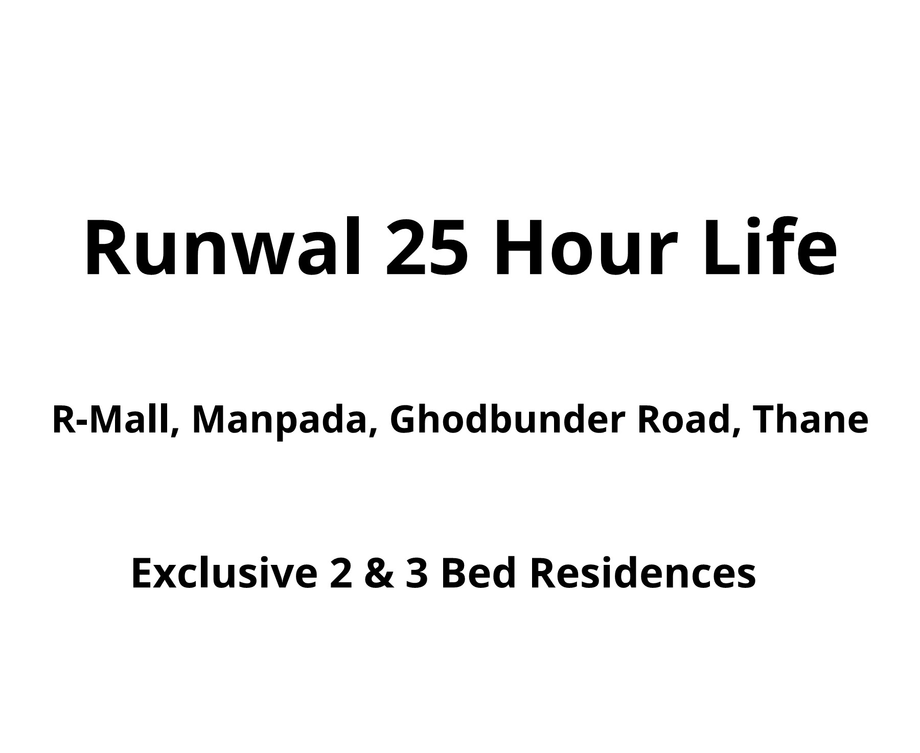 Runwal 25 Hour Life Manpada Thane | E-Brochure - Isharat Ali - Page 1 ...