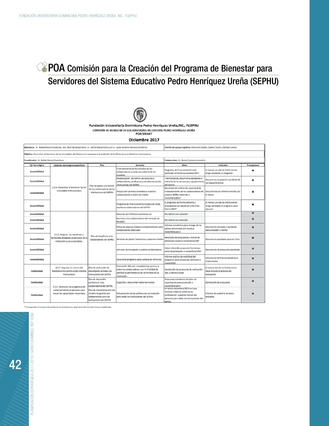 PLANIFICACIÓN ESTRATÉGICA FUDPHU 2017-2019 - jcollado - Página 42 ...
