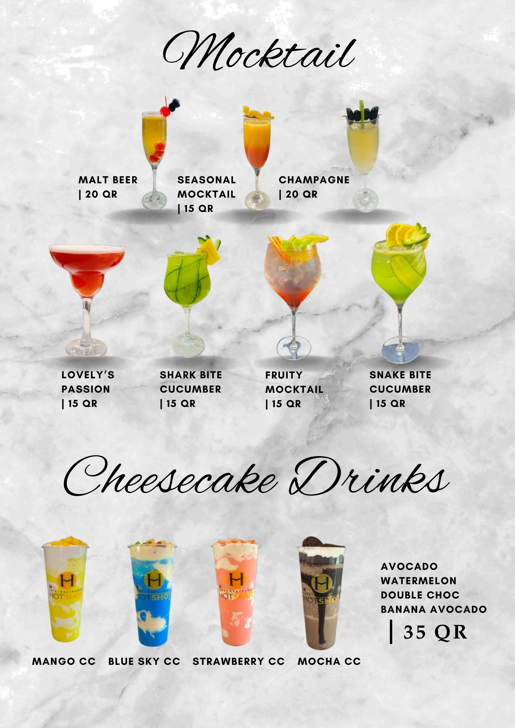 HOT SHOT MENU 2025 - HOT SHOT CAFE & RESTAURANT KTV - Page 35 | Flip ...