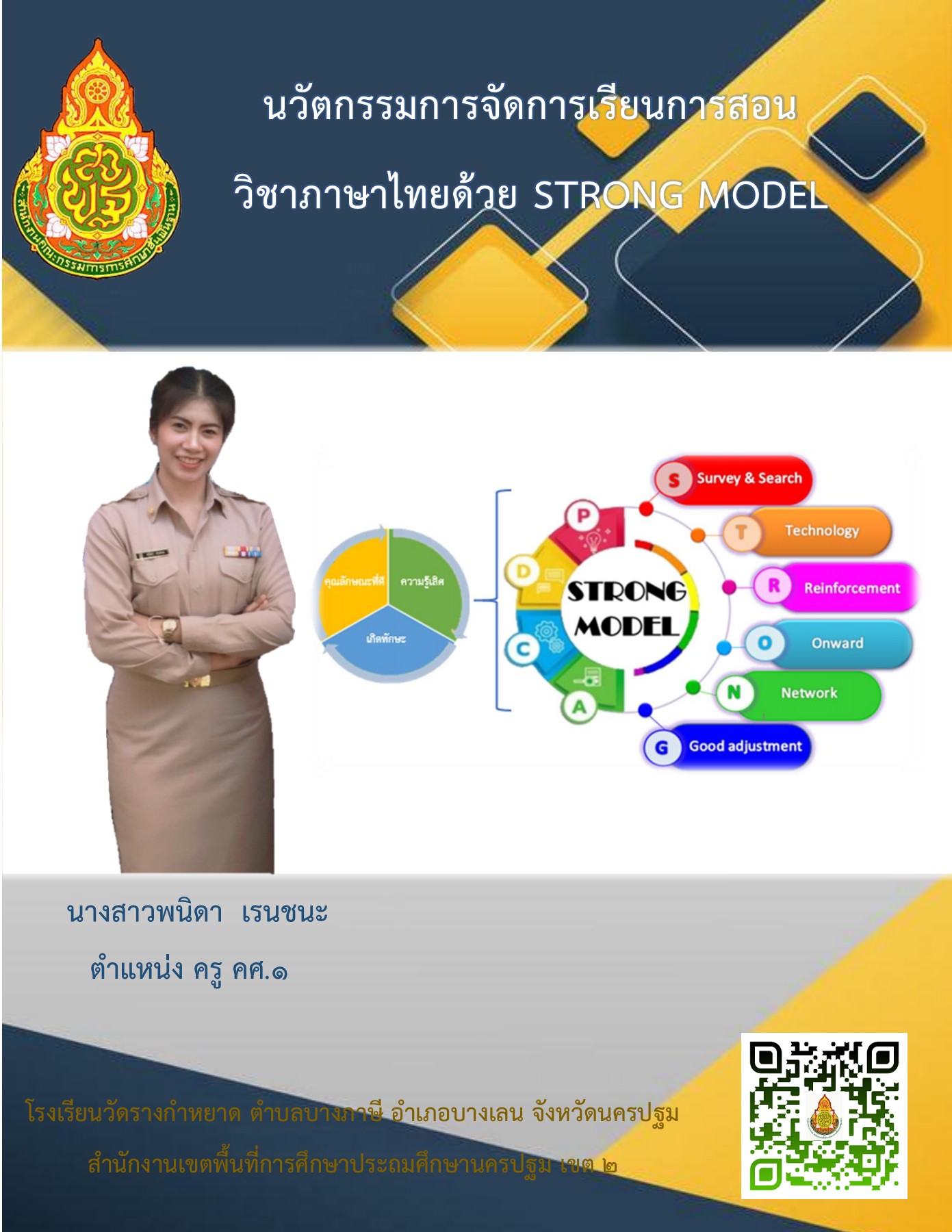 นวัตกรรมภาษาไทยSTRONG MODEL - พนิดา เรนชนะ - Page 1 - 20 | Flip PDF ...