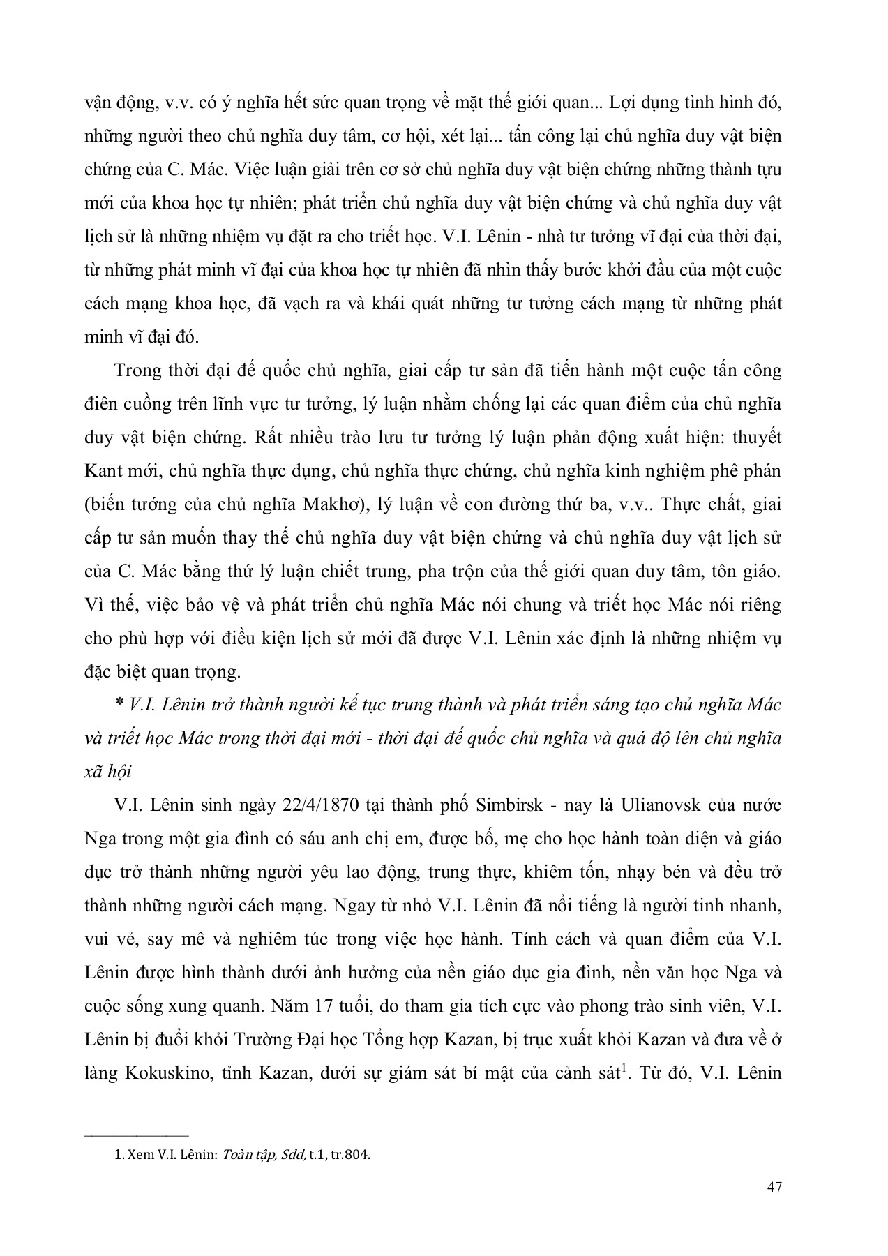 GIAO TRINH TRIET HOC MAC - LENIN - không chuyên - 2021 - PHAM DINH HUAN ...