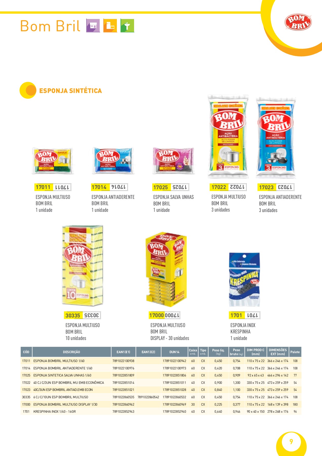 Catálogo Bombril - designer.fb - Página 9 | PDF Online | PubHTML5